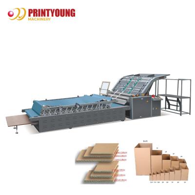 China Flute Laminating 11kw Corrugated Box Making Machine for sale