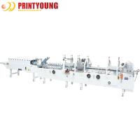 China Paper Box Crash Lock Bottom Folder Gluer Machine Mutifunctional 3.2KW for sale