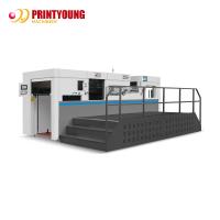 China Flatbed Corrugated Cardboard Paper Die Cutting Machine With Stripping for sale