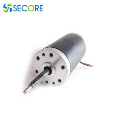 China 5000RPM Machinery Brush DC Motor 24V Automatic Door Motor 54mm for sale