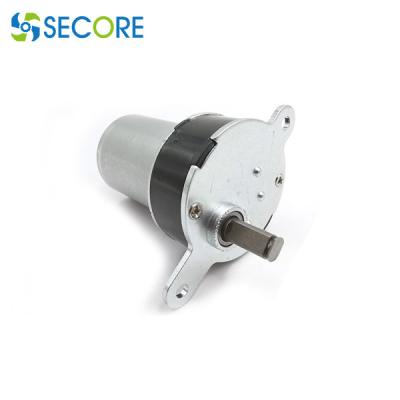 China 60rpm Rotating Light Brush Gear Motor, 3kg Torque Flat Gear Motor For Roast Oven for sale