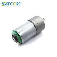 China 90rpm Door Lock Gear Motor 12V 24V Dia 37mm With Encoder for sale