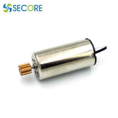 China 7.4V 10mm Brushed Coreless Motor 1020 DC Vibration Pmdc Electric Motor for sale