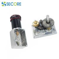China 20NM Dc Worm Gear Motor High Torque 12V 24V 1rpm Adjustable Speed for sale
