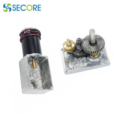 China 20NM Dc Worm Gear Motor High Torque 12V 24V 1rpm Adjustable Speed for sale