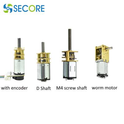 China 100rpm 75mA Micro Gear Motor 3v 6v 12v 15mm Length ISO For Smart Toy for sale