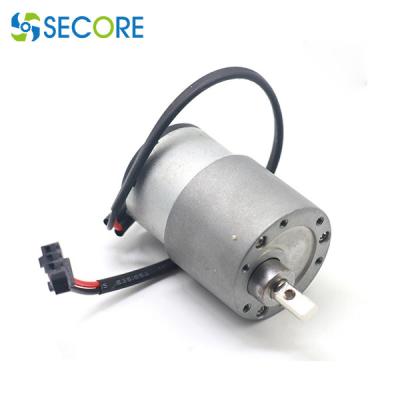 China 37mm Electric Dc Gear Motor 60rpm 100rpm Decelerating Motor 10kg Torque for sale