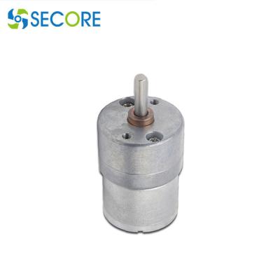 China 27mm Micro DC Spur Gear Motor Brush Deceleration Electric Lock Gear Motor for sale