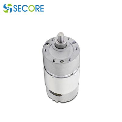 China Low Speed 37mm Brush Gear Reducer Motor For Smart Car Toy for sale