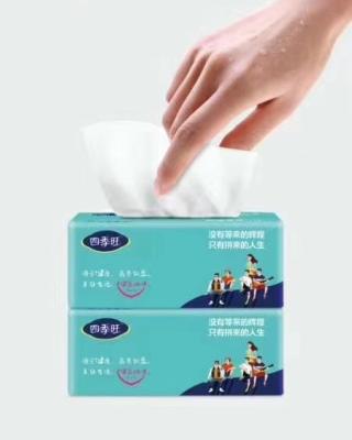 China Pop up tissue Asian tissue Soft pack bag facial tissue 210sheets, 3ply for sale