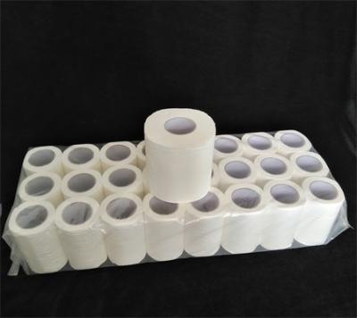 China 2-5 Ply  8-15cm Diameter Mixed Pulp Toilet Tissue Paper Roll dissovable in water for sale