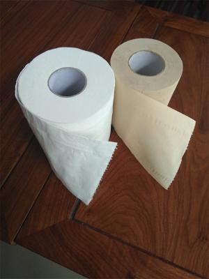 China 2-5 Ply Bamboo Toilet Tissue Paper with Strong Strength and Embossed Pattern for sale
