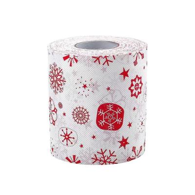 China 2-5 Ply festival celebration printed Toilet Tissue Paper 12-18gsm Grammage 50-500 Sheets Per Roll Eco-Friendly and Sustainable Choice for sale