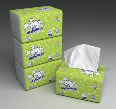 China Plastic Bag Facial Tissue Paper for sale