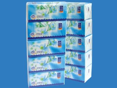 China 2 Ply Pull-out Soft Bag Facial Tissue Paper , virgin wood paper Restaurant Tissue for sale