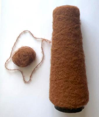 China 0.7cm 0.9cm Nylon Curly Fancy Feather Yarn for 7GG-14GG Knitting Machines | Winter Apparel Material for sale