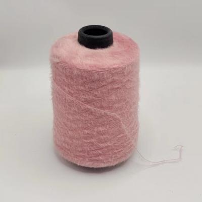 China Scarf Knitting Feather Yarn 1.3cm-4.0cm Length 100% Nylon/Polyester for Knitting Machines for sale