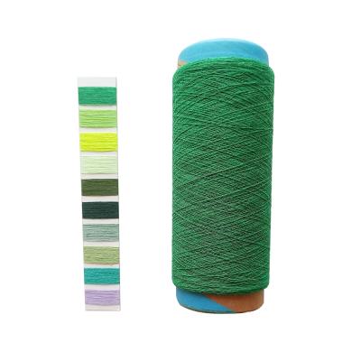 China NE 24/1 NE 26/1 Green Recycled Cotton-Poly Yarn for Fabric Knitting - 240 Tons Daily Capacity for sale