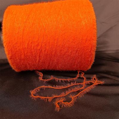 China 0.9cm 1.3cm 2.0cm Nylon Mink Yarn for Scarf Making - Warm Soft Fancy Yarn in 6-8 Cone Bags for sale