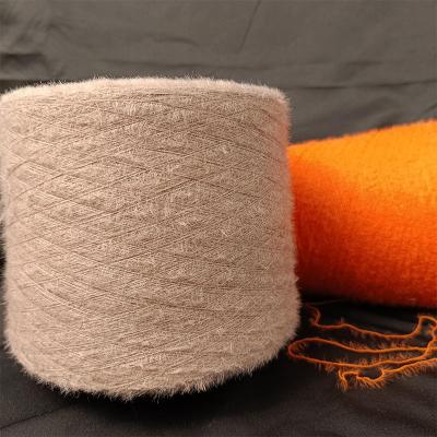 China 0.5cm 0.9cm Shiny Nylon Feather Yarn for Knitting - NM13 Count, 500KG MOQ Custom Colors for sale