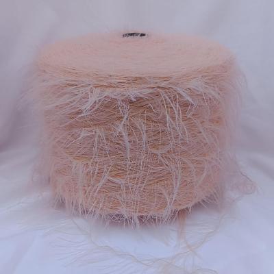 China Mink Feather Yarn 0.9cm-8.0cm Length for Knitting Sweaters and Socks - 100% Nylon/Polyester for sale