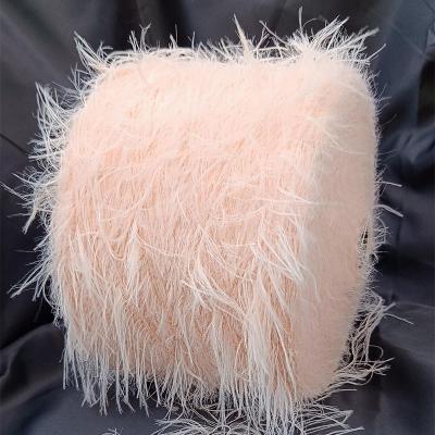 China 5.0cm & 8.0cm Nylon Feather Yarn for Sweater Knitting - NM5.5 Count for 6GG/7GG Machines for sale