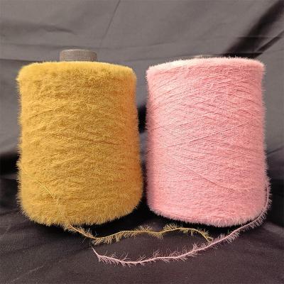 China Nylon Feather Yarn 0.9cm to 8.0cm Lengths for Knitting Socks, Gloves, and Sweaters - 500KG MOQ for sale
