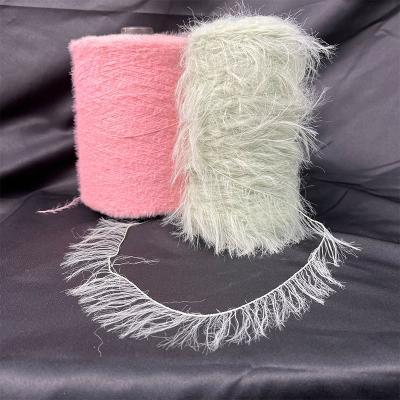 China NM7 2.0cm Eyelash Yarn - Fluffy Nylon Feather Yarn for 7GG-14GG Knitting Machines for sale
