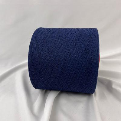 China Dark Blue NE 12s/10s Recycled Cotton-Poly Yarn for Socks Knitting | OE Spinning Technology for sale