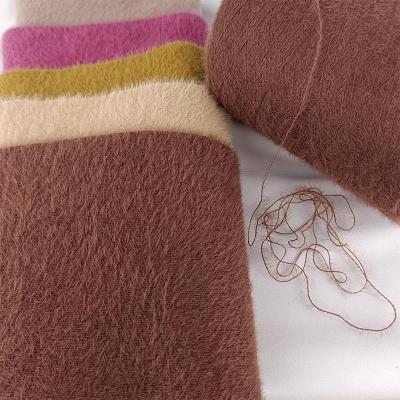 China Nylon Feather Yarn 0.9cm-8.0cm Length NM21-3.5 Count for Knitting Socks Sweaters Gloves for sale