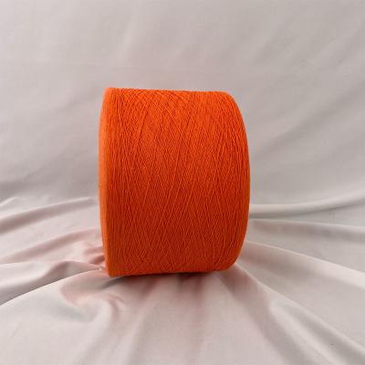 China NE20S NE24S Bright Orange Cotton Yarn for Weaving and Knitting - 180-500N Strength, 480-800 TPM Twist for sale