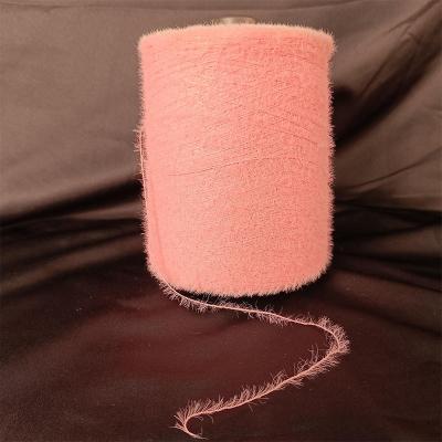 China 0.9cm NM 16 Fancy Feather Yarn - Eyelash Soft Nylon 0.7-8cm Length for 7GG-14GG Knitting Machines for sale