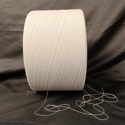 China NE 20s Raw White CVC Regenerated Cotton Yarn for Canvas Manufacturing - 20s/24s Count OE Spinning for sale
