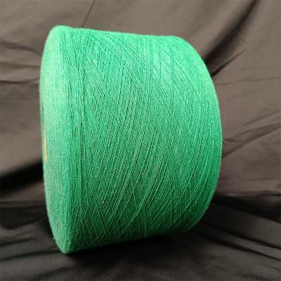 China NE 20/1 Green Regenerated Cotton Polyester Yarn for Knitted and Woven Fabrics - OE Spinning Technology for sale