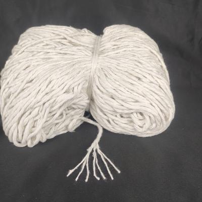 China NE1.5/6 White Regenerated Cotton Yarn for Mop Manufacturing - 240 Tons Daily Capacity, High Water Absorption for sale