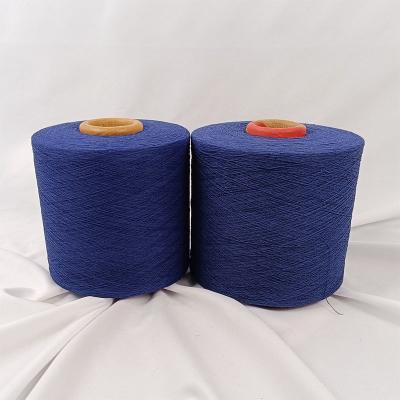 China Regenerated Denim Yarn Ne8/1 Ne10/1 Ne12/1 Recycled Cotton Polyester Blend for Jeans and Textiles for sale