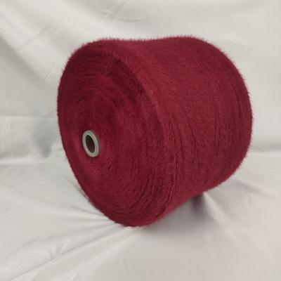 China 1.3cm & 2.0cm Nylon Feather Yarn for Knitting - NM7 Count for 8GG/9GG Machines - 500KG MOQ for sale
