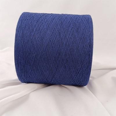 China Denim Regenerated Recycled Cotton Polyester Blended Yarn for Knitting Weaving - Ne6 to Ne30 Count Range with 40+ Colors for sale