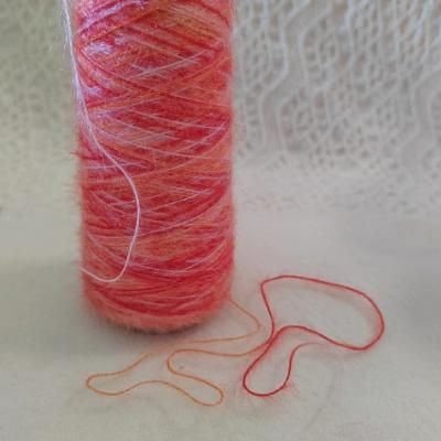 China Polyester Hair Feather Yarn for Knitting - 0.3-8.0cm Length, NM 21-3.5 Count, 500kg MOQ for sale