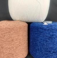 China Chenille Yarn Polyester Yarn Nm4 Nm 6 Nm13  Fancy Yarn For Knitting hats / sweater for sale