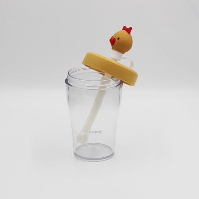 China Tritan Material BPA Free Plastic Sports Travel Outdoor Drinking Water Bottle 430ml for sale