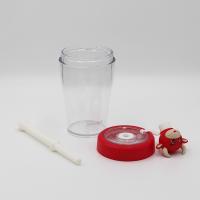 China Plastic Tritan School Water Bottle For Baby Girl Straw Drinking for sale