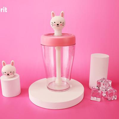 China BPA Free Plastic Straw Water Bottle for sale