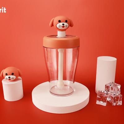 China Sport Shaker Water Bottle With Straw for sale