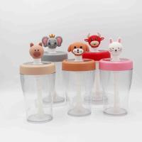 China BPA Free Cute Childrens Straw Water Bottle Drinking Juice With Straw for sale