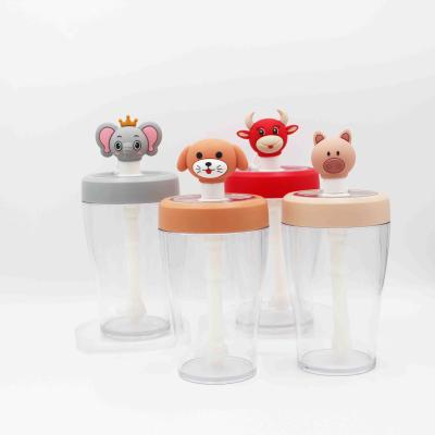 China BPA Free Sports Tritan Silicone Straw Water Bottle With Custom Logo for sale