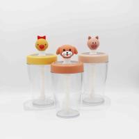 China Animal Stopper Reusable Plastic Water Bottles With Straw School Use for sale