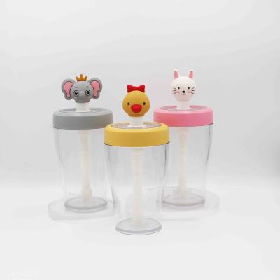 China 430ml Kids Reusable Water Bottle Drinks Juice Tea With Carry Lid for sale