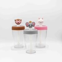 China Custom Logo Childrens Straw Water Bottle Gym Sports Shaker Type for sale