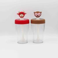 China Reusable Tritan Transparent Plastic Water Bottle Unique Shaped for sale